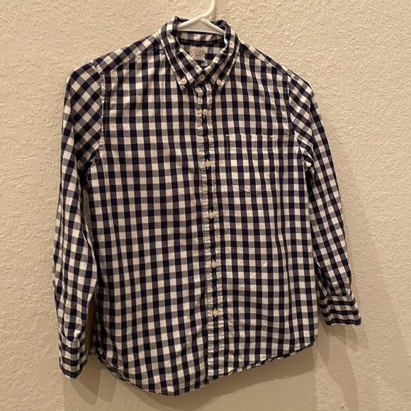 Crewcuts | Shirts & Tops | Crewcuts Checkered Navywhite Buttoneddown ...